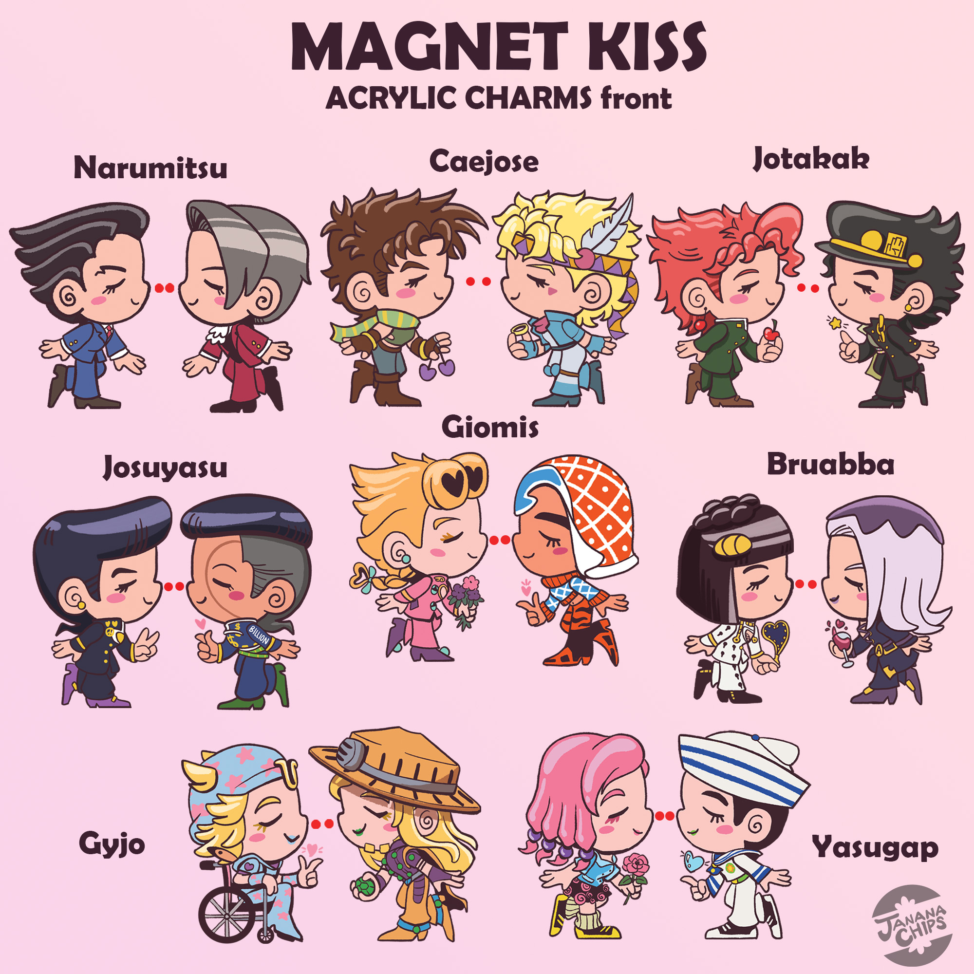 Magnet Ship Acrylic Charms - Jananachips Store
